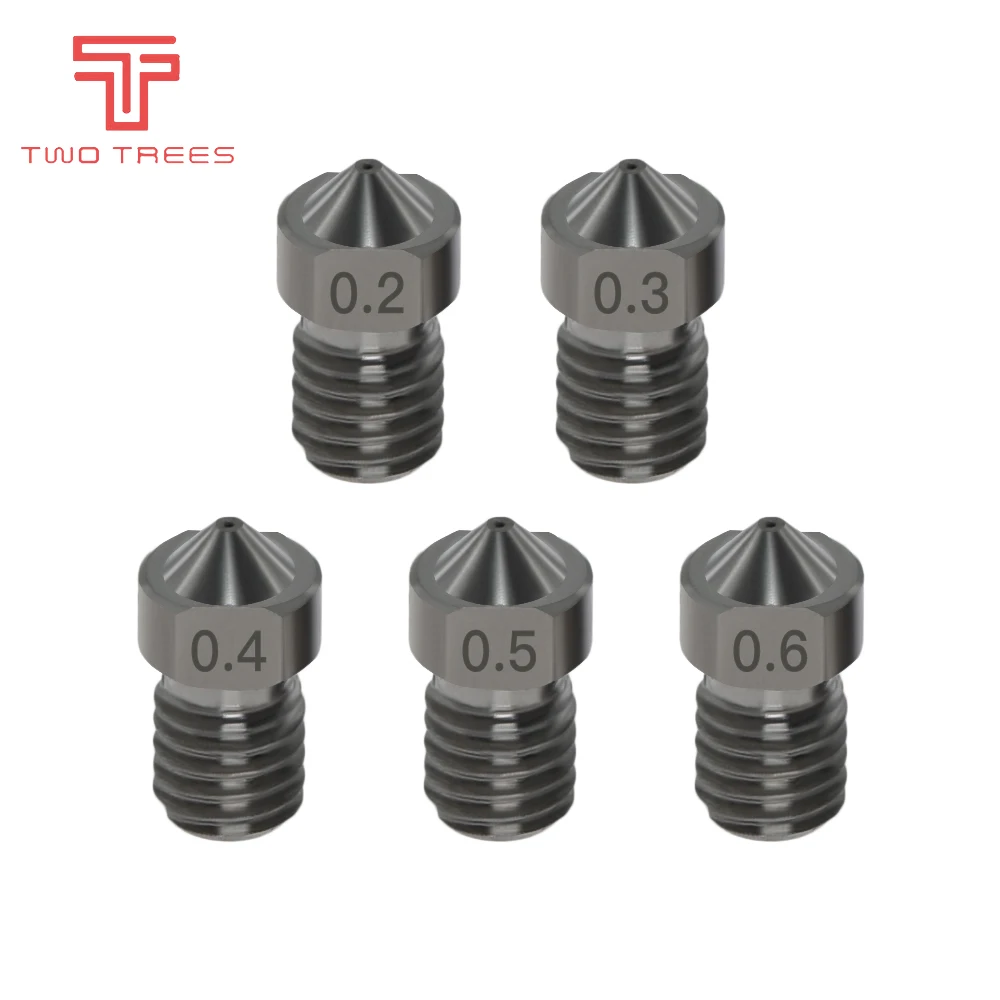3D-Printer-Part-Hardened-Steel-Die-Steel-Nozzle-V6-1-75mm-For-Ender-3 ...