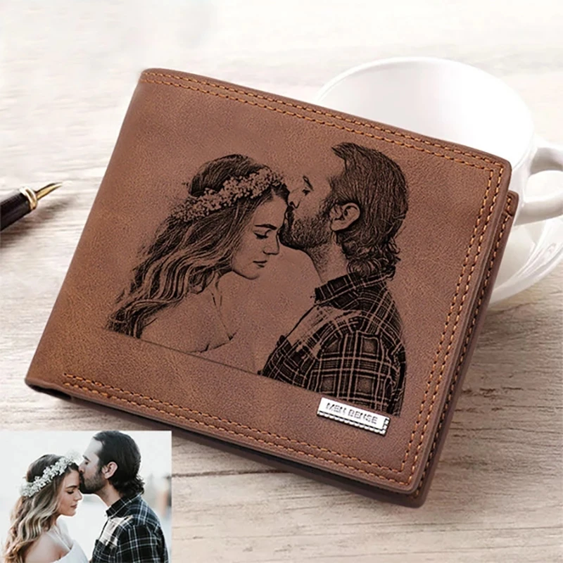 Picture-Wallet-Fashion-Casual-Short-PU-Frosted-Multi-Card-DIY-Wallets ...