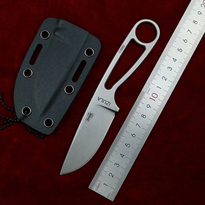 LEMIFSHE-IZULA-Faca-fixa-Rowen-D2-Blade-KYDEX-Camping-Ca-a-Sobreviv ...