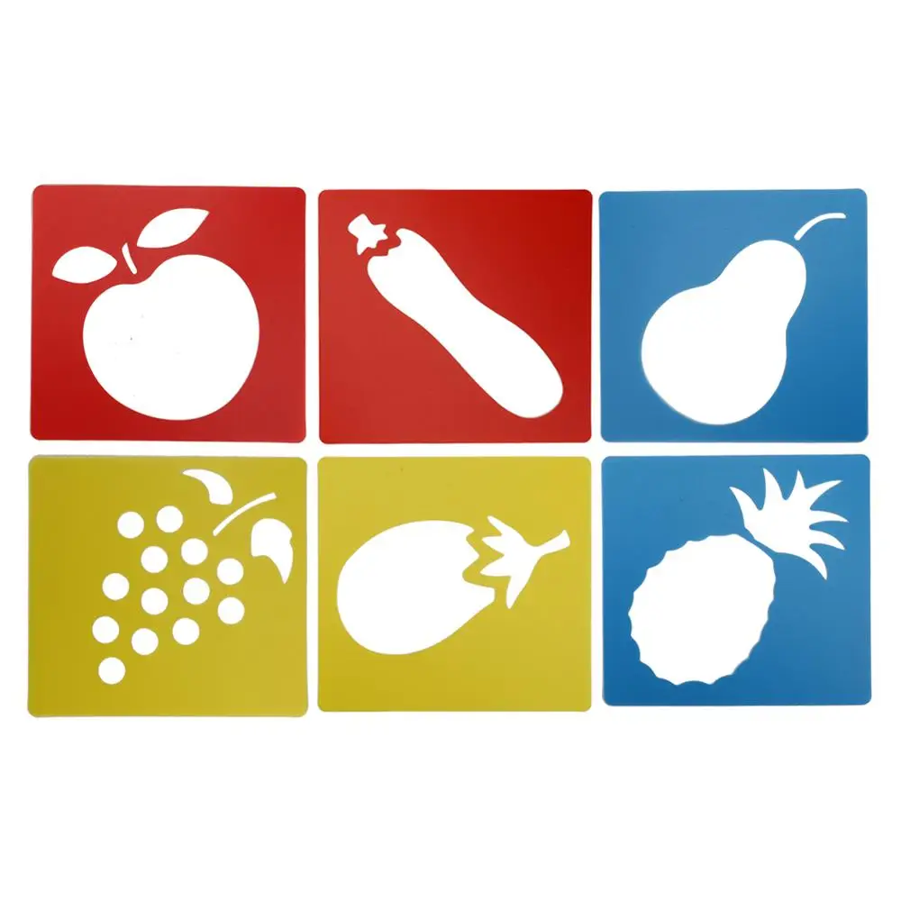 Pochoirs En Forme De Fruits Et Légumes Pour Scrapbooking, Modèles De ...