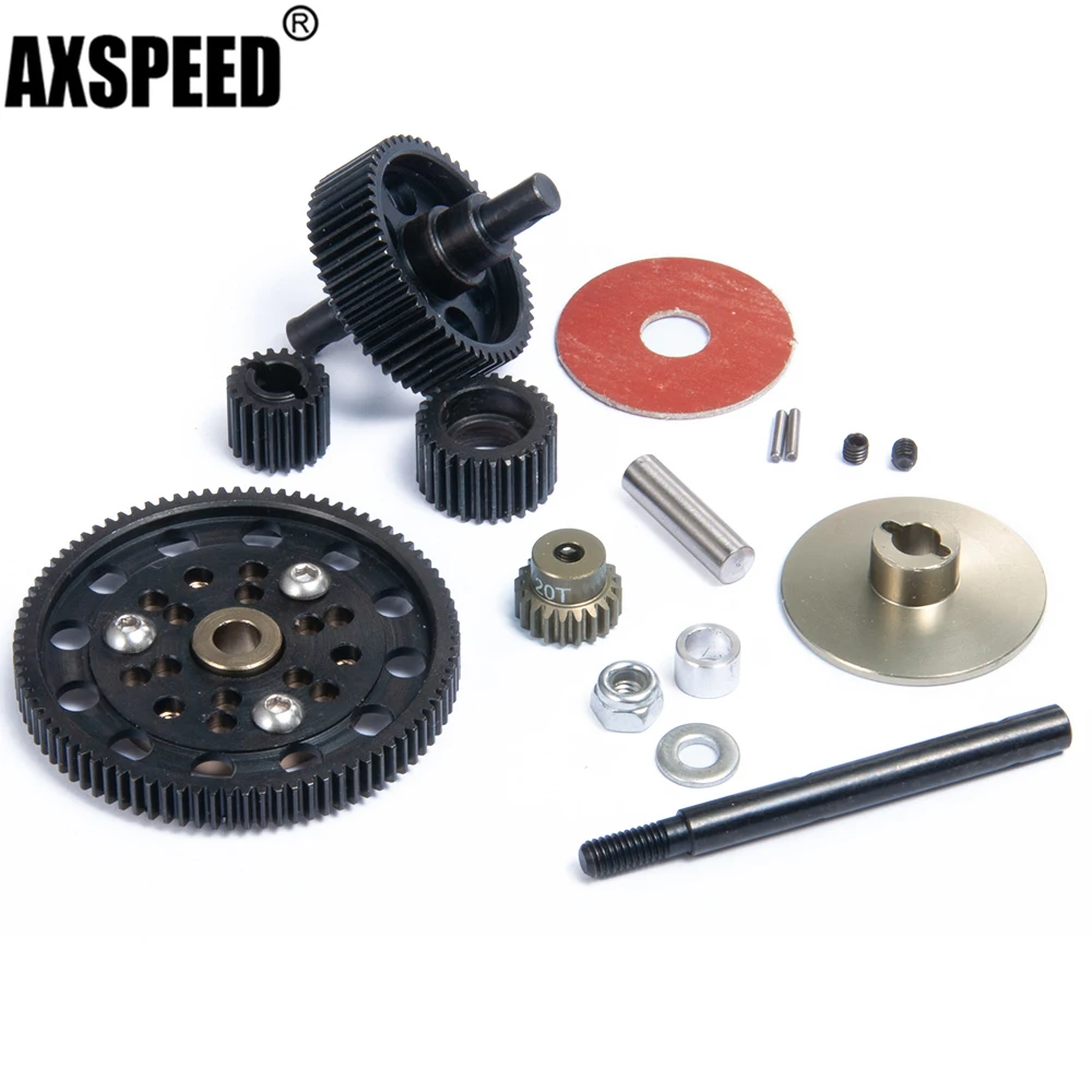 AXSPEED-HD-Metal-Transmission-Gear-Unassembled-Kit-for-1-10-RC-Crawler ...