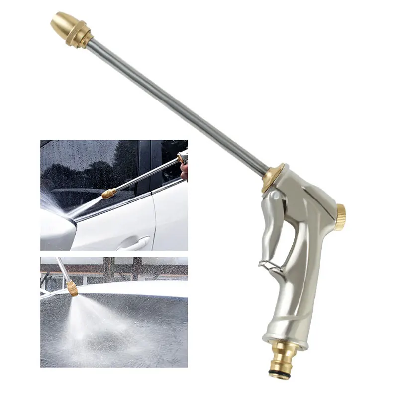 고압 워터 건 금속 워터 건 고압 파워 세차 스프레이 세차 도구 정원 워터 제트 압력 세척기물총 And 스노 폼 랜스 Aliexpress