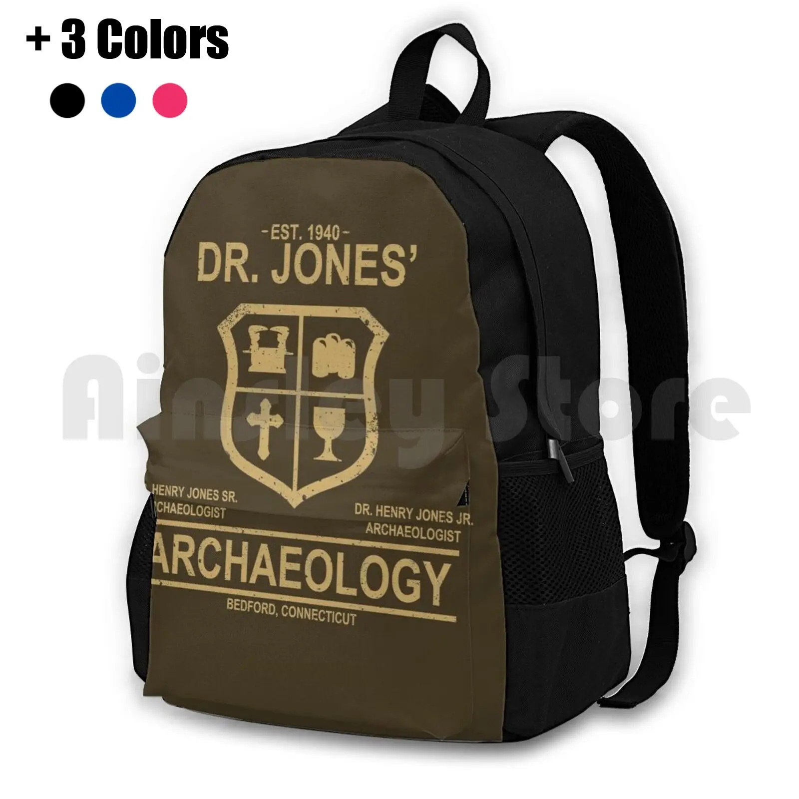 Dr. Jones' Archaeology Outdoor Hiking Backpack Waterproof Camping ...