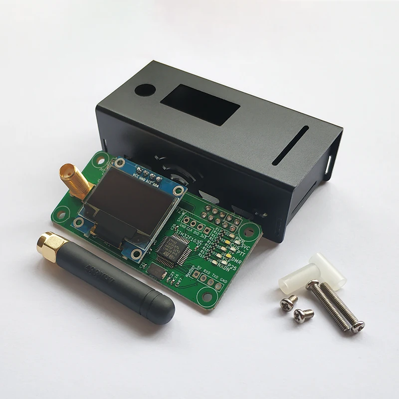 UHF&VHF MMDVM hotspot with oled display aluminium case Support P25 DMR YSF DSTAR NXDN POCSAGfor ...