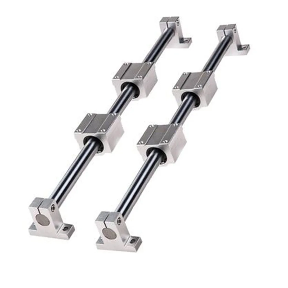 Eixo linear para rolamentos, eixo óptico, trilho linear, od, 8, 10 ...