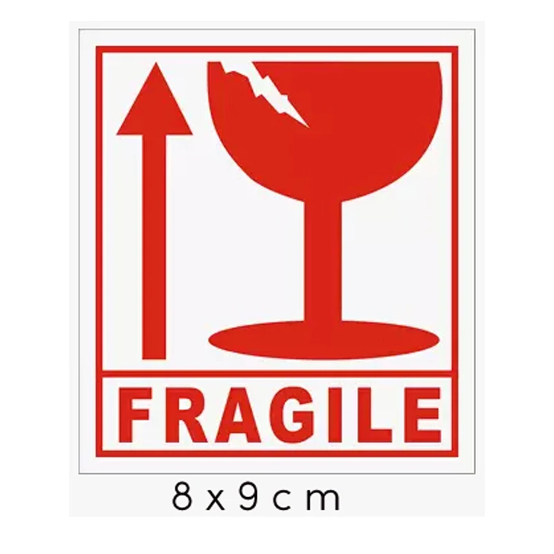 Autocollant Fragile, Étiquettes D'avertissement D'expédition, 10 ...