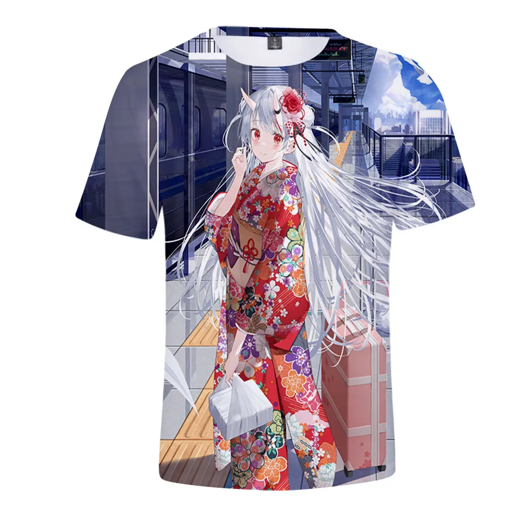 Hololive Vtuber Nakiri Ayame 3d Print Spring And Summer Preppy Men ...