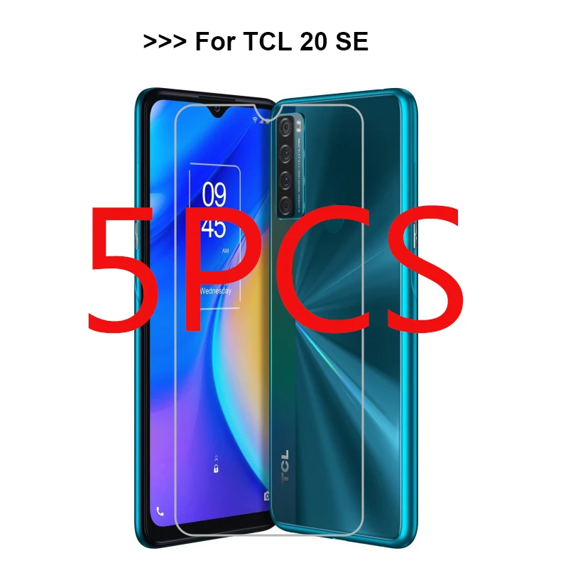 Protector de pantalla de vidrio templado HD, película protectora para TCL 10 SE TCL 10 5G ...