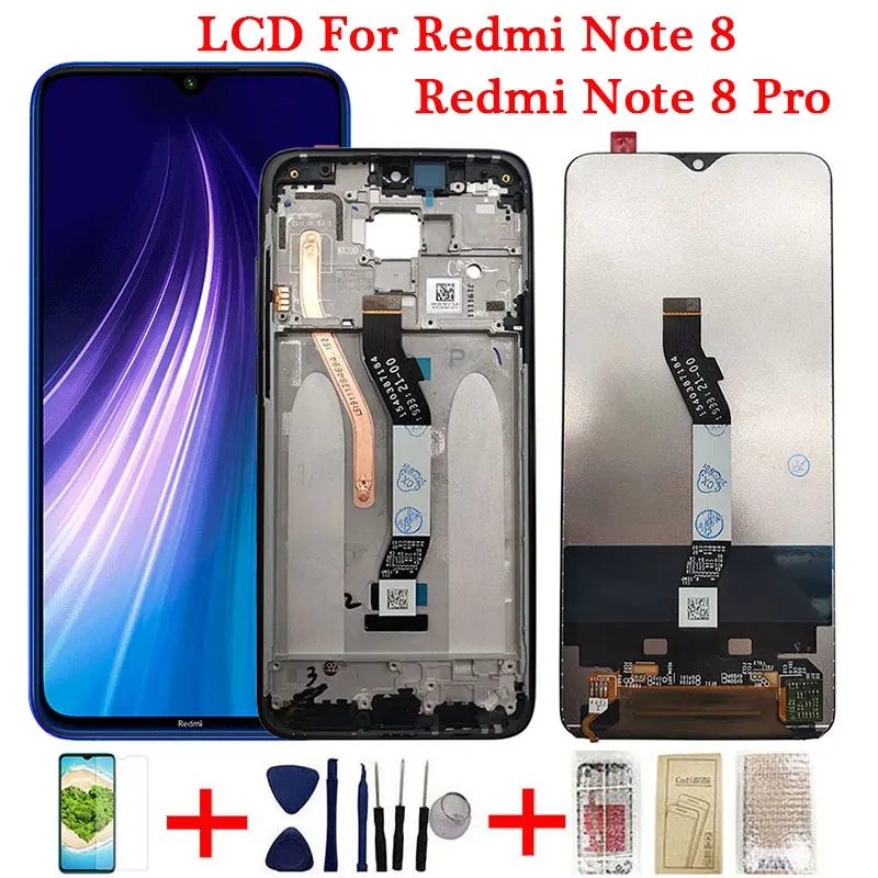 Original Lcd For Xiaomi Redmi Note 8 Note8 Pro Lcd Display Screen With ...