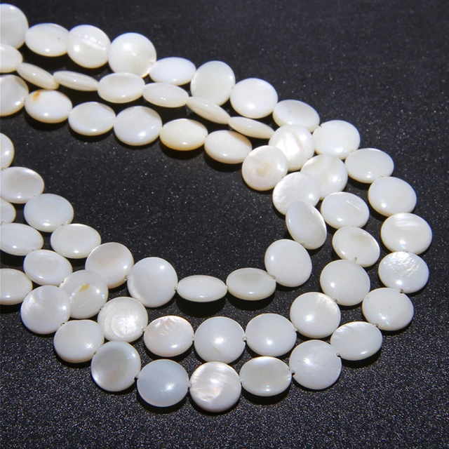 Natural Heishi Beads Shell Pearl Beads Glitter Dyed Shell Beads Pearl ...