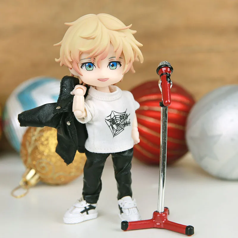 1 шт. Obitsu11 OB11 GSC 1/12BJD кукла милая Одежда для кукол мини кукла одежда мотоциклетная ...