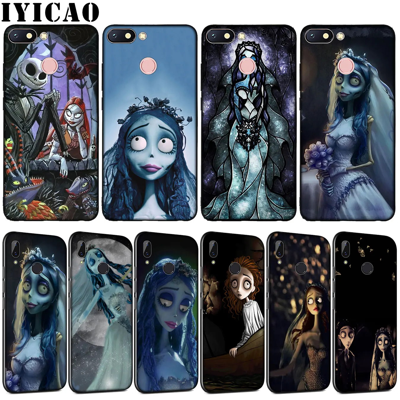 IYICAO Tim Burtons Corpse Bride Soft TPU Silicone Phone Case for Xiaomi ...