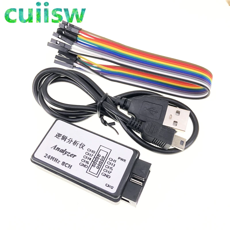 New Arrival USB Logic Analyzer 24M 8CH, MCU ARM FPGA DSP debug tool