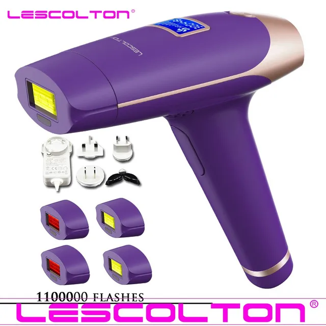New Original Lescolton more lamps IPL Laser Hair Removal Permanent Hair ...