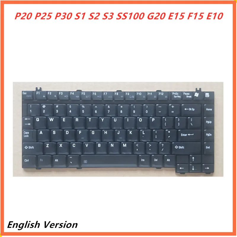 노트북 영어 키보드, 도시바 P20 P25 P30 S1 S2 S3 SS100 G20 E15 F15 E10 용, 노트북 교체 레이아웃 키보드|교체용 키보드| - AliExpress