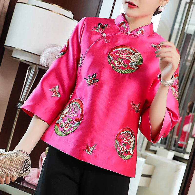 Luna New Year Embroidery Tops Chinese Women Stylish Short Jackets|Tops ...