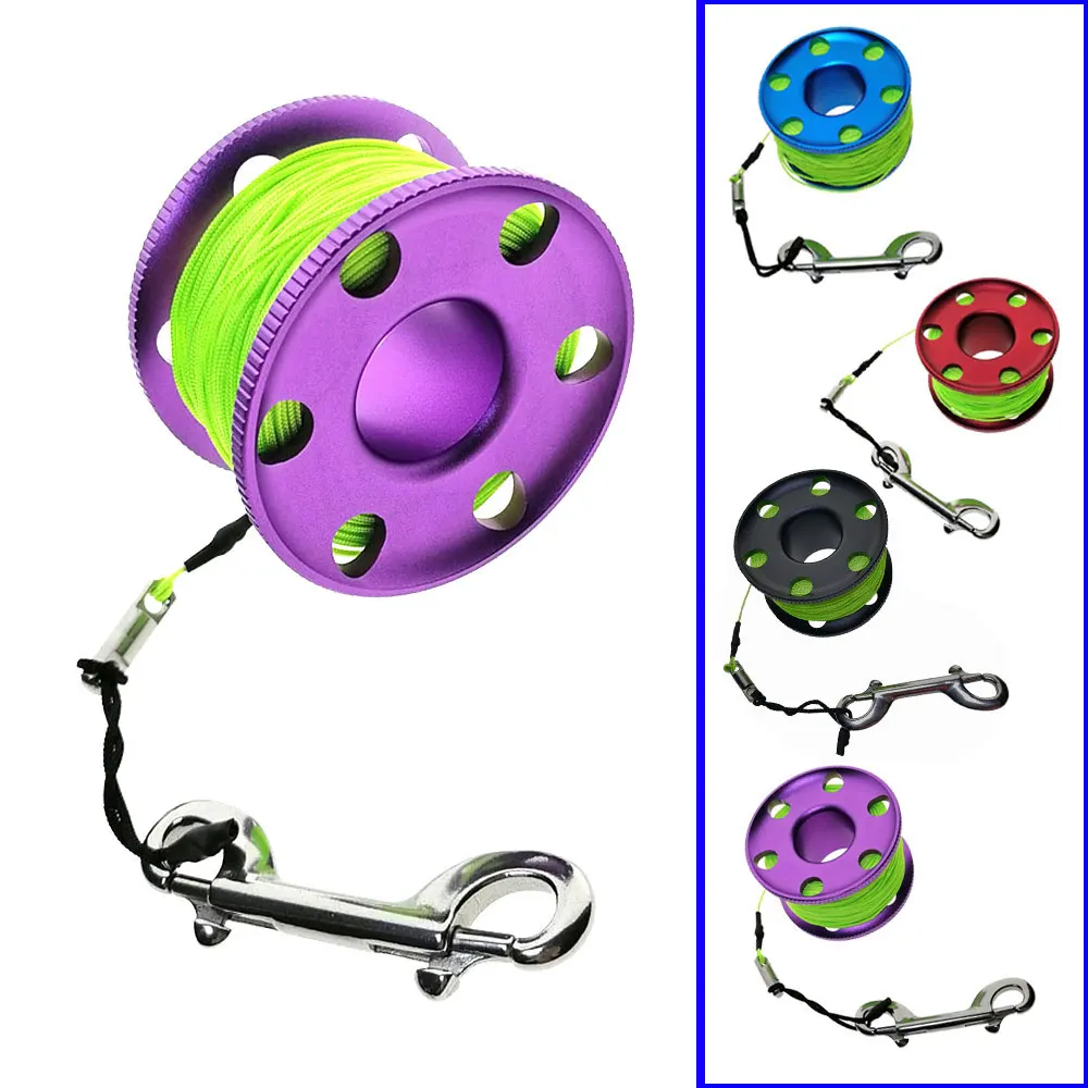 30-60 Meter Scuba Diving Spool Finger Reel Wreck Cave Anti-Missing ...