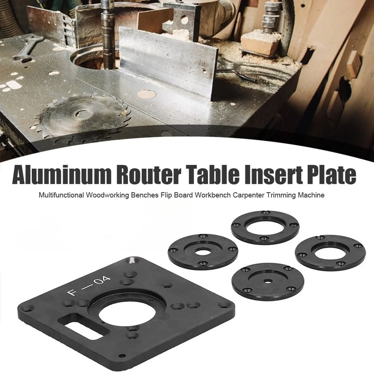 HOT SALE Aluminium Carpinte Router Table Insert Plate Multifunctional ...