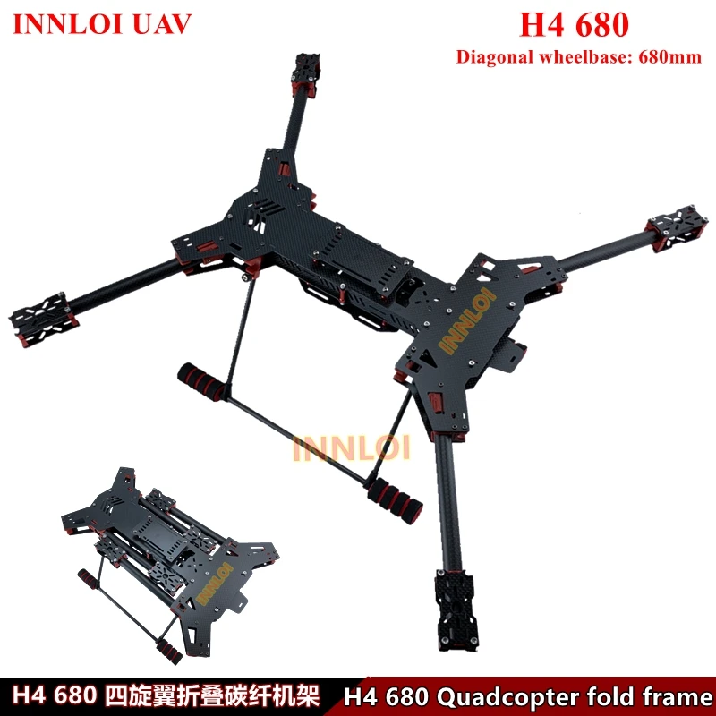 Fiber Frame Accessories | Frame Carbon Fpv Alien | Folding Frames Fpv ...