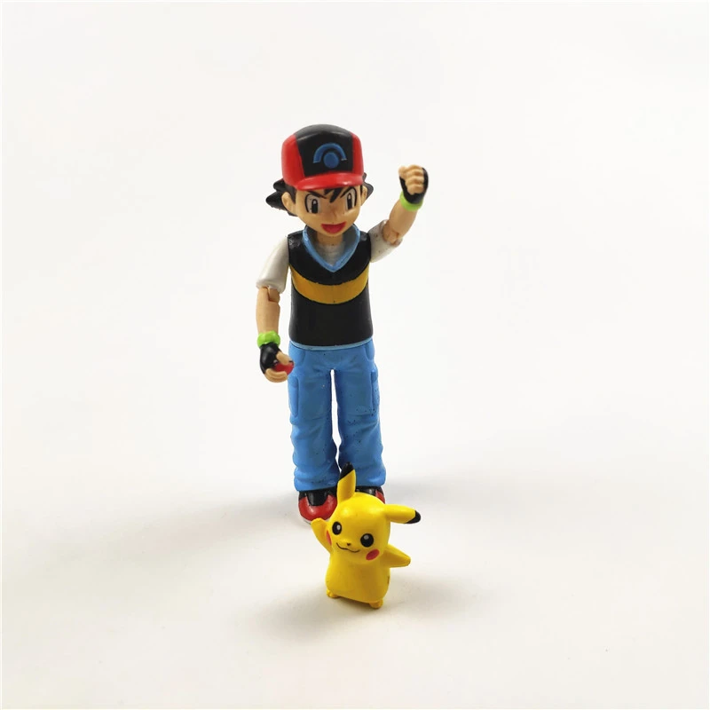 Pokemon Ash Ketchum #052 Anime Figures Pikachu Squirtle Charmander ...
