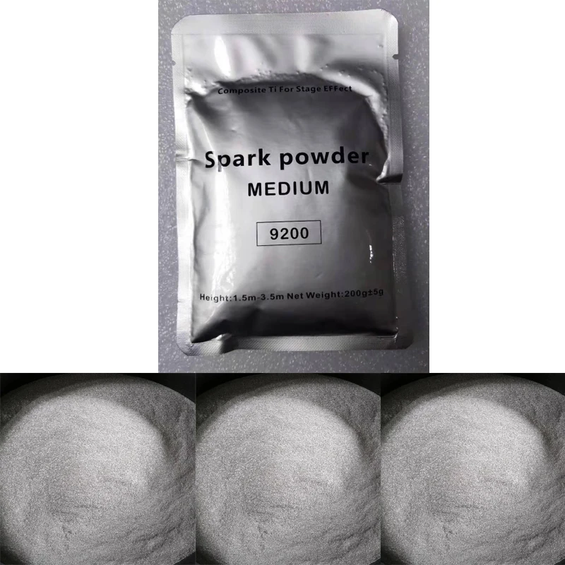 Ship By Post Ti Powder 200g/bag Material For Cold Spark Fountain ...