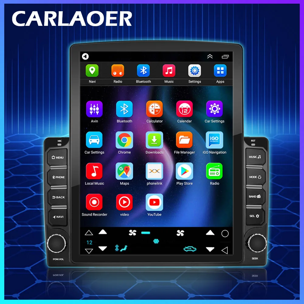 Radio con GPS para coche, reproductor Multimedia con Android 10, 2 din ...