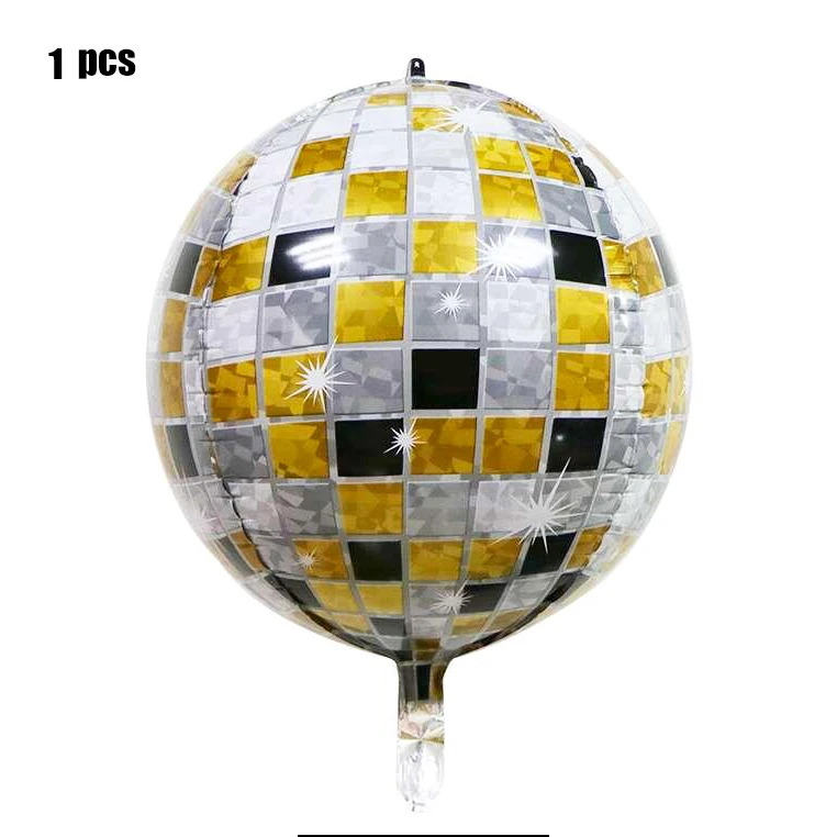 Globos con letras y números de aluminio de estilo negro plateado para ...