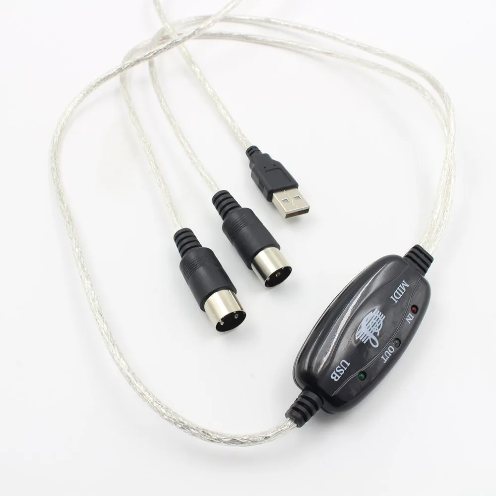 USB MIDI CABLE usb MIDI线 usb MIDI连接线 电子琴线-阿里巴巴