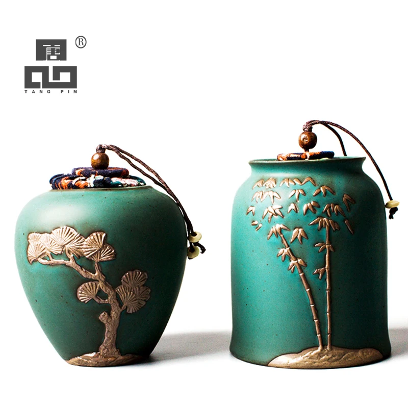 Ceramic Handmade Tea Canisters | Ceramic Storage Canisters | Storage ...