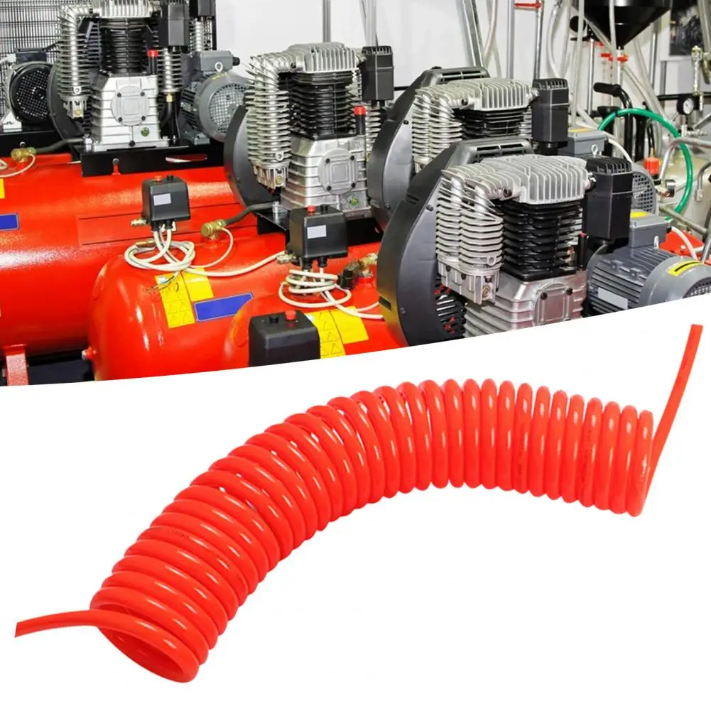Air Compressor Tube Good Oil Resistance Practical Pneumatic Spiral Tube ...