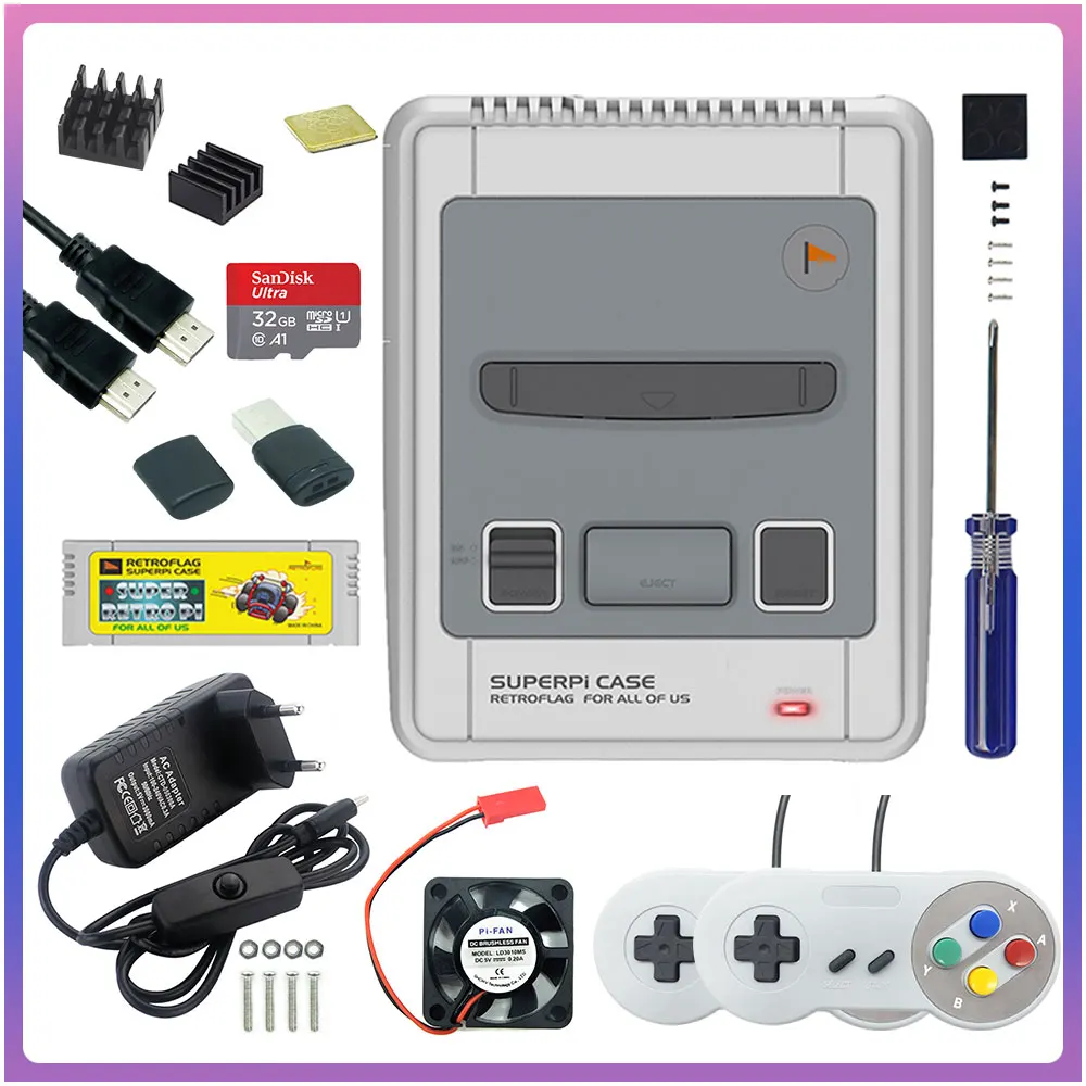 Original-retroflag-superpi-CASE-J-raspberry-pi-3-modelo-b-b-nespi-abs ...