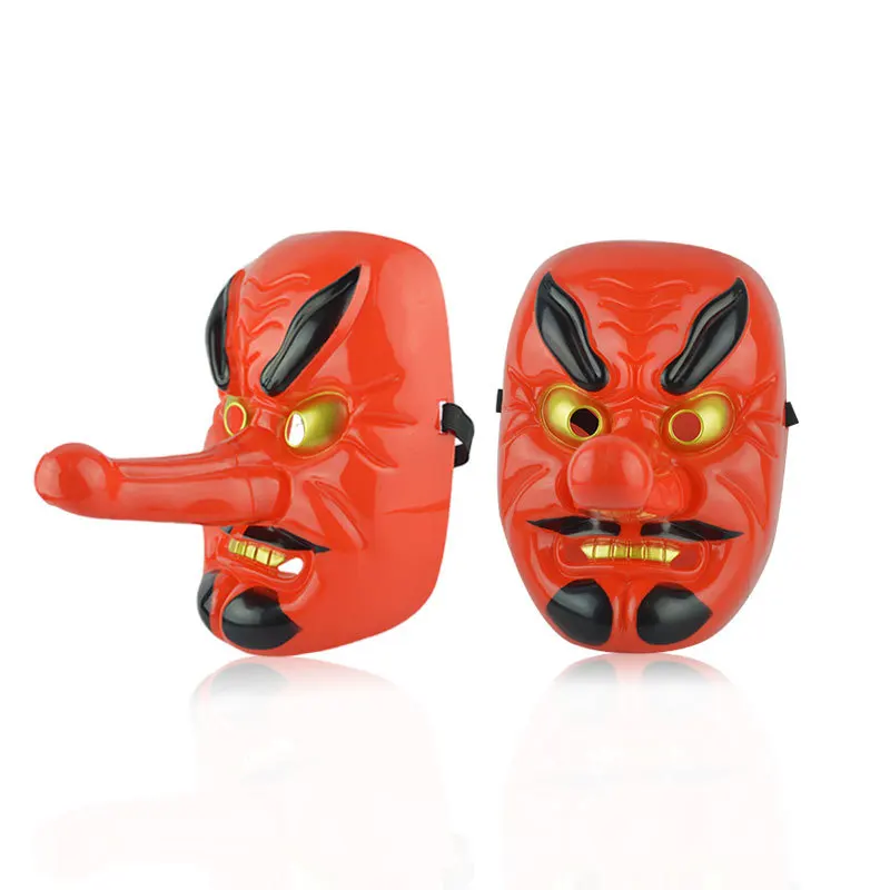 Wholesale-Plastic-Tengu-Long-Nose-Mask-Horror-Japanese-Warrior-Mask ...
