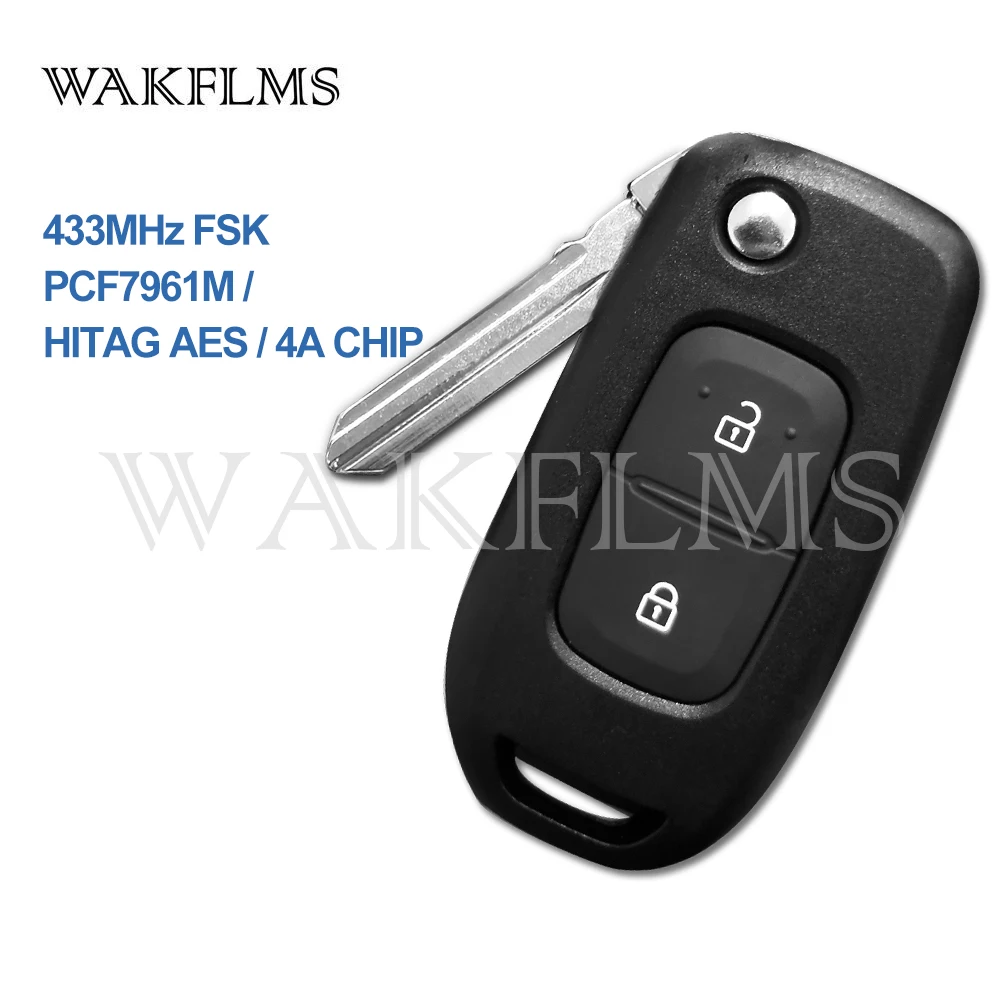Newest Car Key For Renault Dacia Logan 2 Logan Ii 2018 2019 2020 433mhz ...