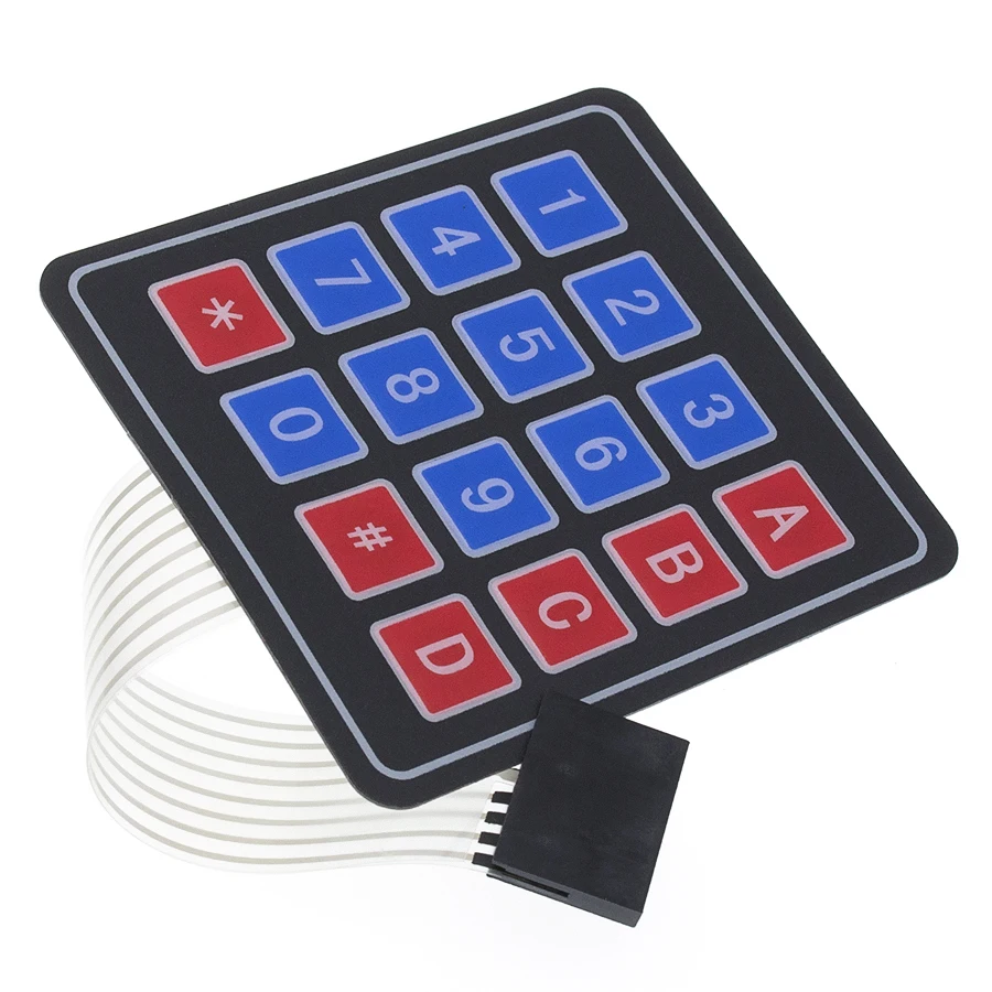 100pcs Lot 4 4 Matrix Array Matrix Keyboard 16 Key Membrane Switch