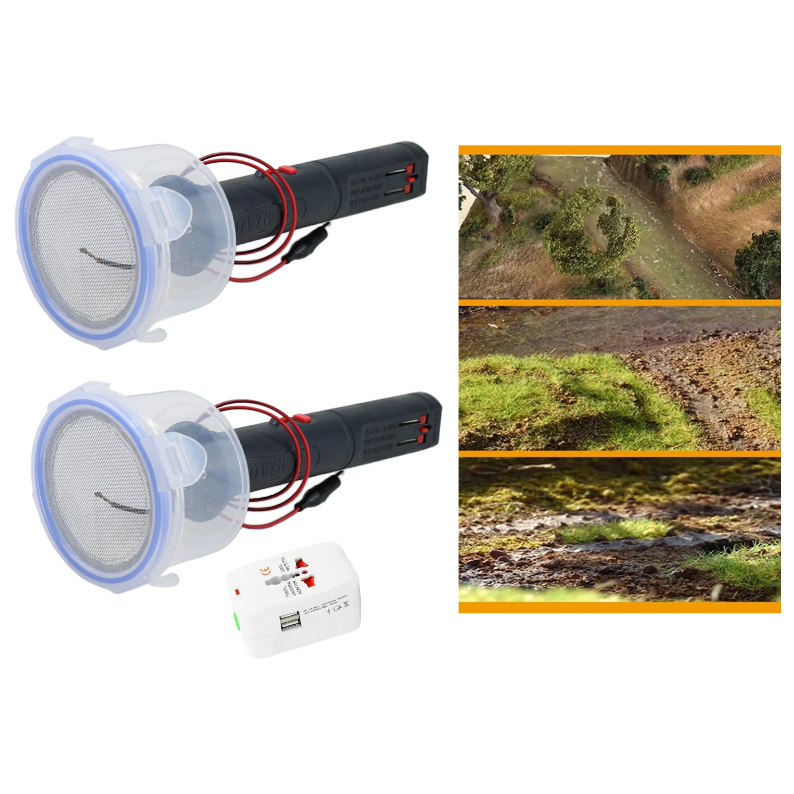 Portable-Electrostatic-Flocking-Machine-Comfortable-Grip-Grass-Flock ...