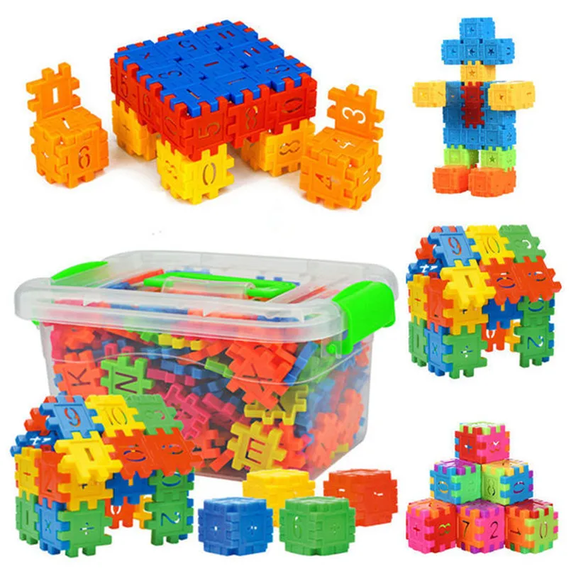 60Pcs-3D-Colorful-Plastic-Building-Blocks-Bricks-Toys-for-Children ...