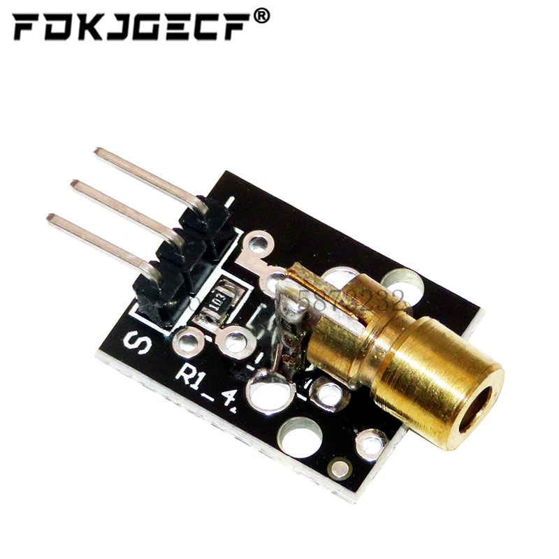 Ky-008 3pin 650nm Red Laser Transmitter Dot Diode Copper Head Module ...