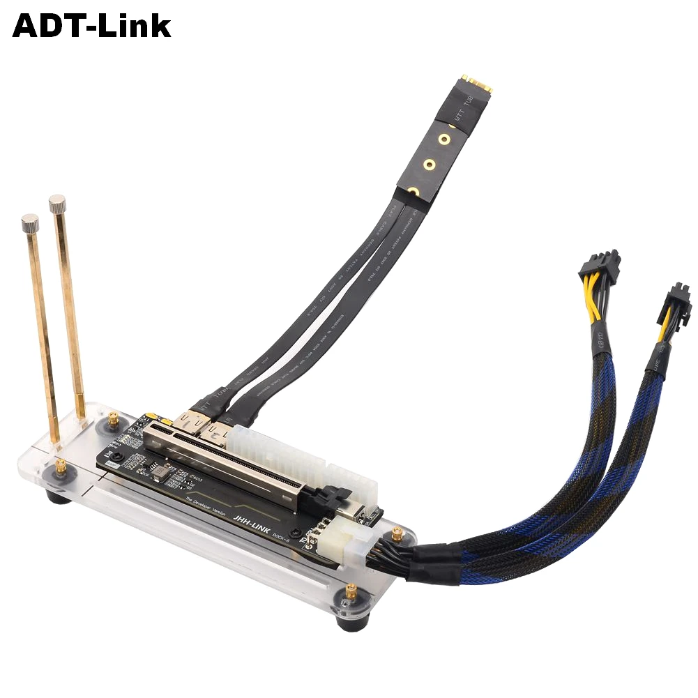 PCIe3.0 x4 라이저 케이블 포함 외장 그래픽 카드 스탠드 브래킷, ITX STX NUC R43SG TU R43SG 용 ...