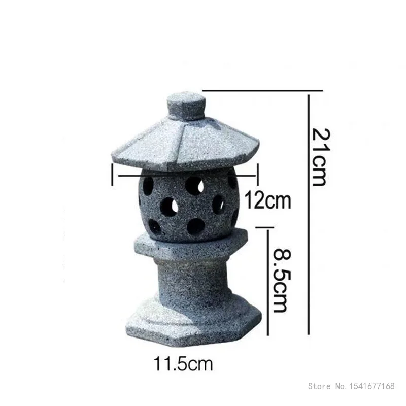 Ceramic Japanese Garden Lanterns