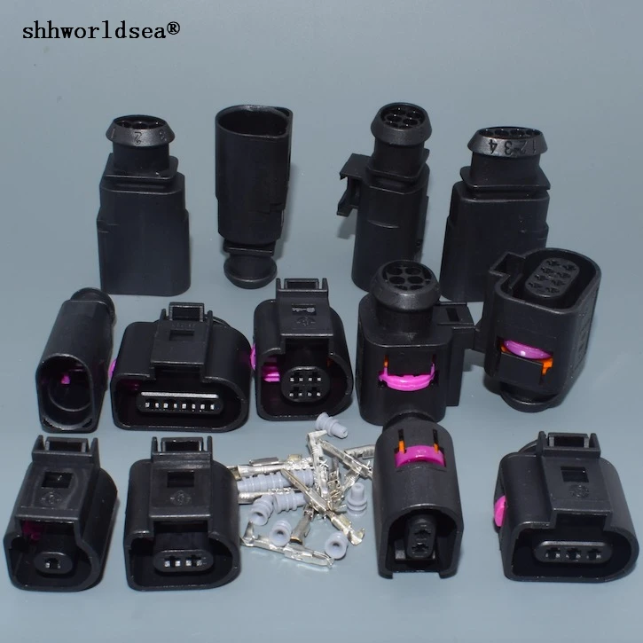 shhworldsea 2,3,4,6,8Pin male female Electrical Harness Connector Plug ...
