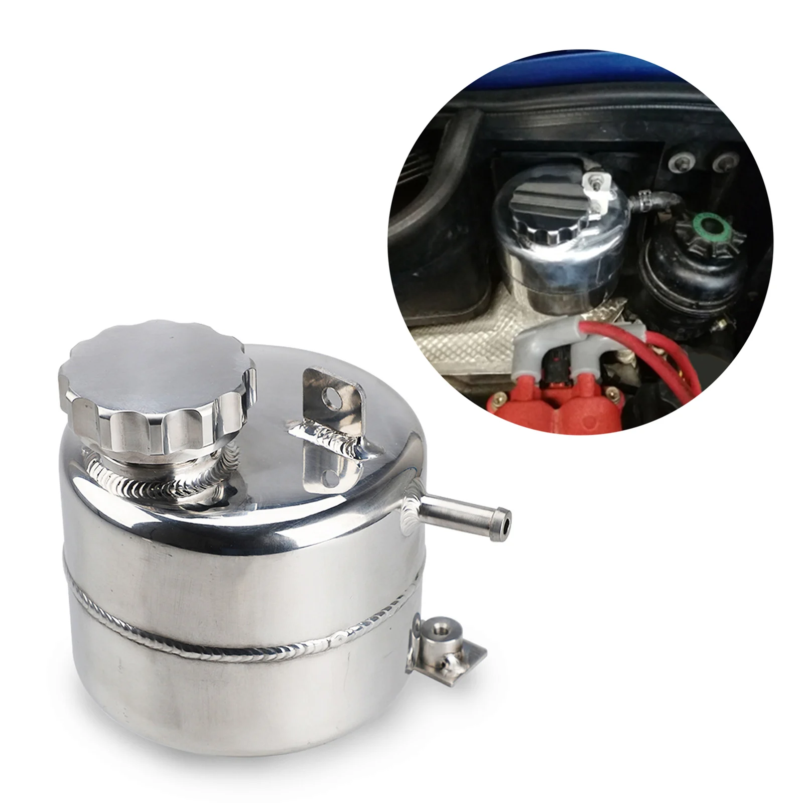 Aluminum-Coolant-Header-Expansion-Water-Tank-Reservoir-Can-for-R53-MINI ...