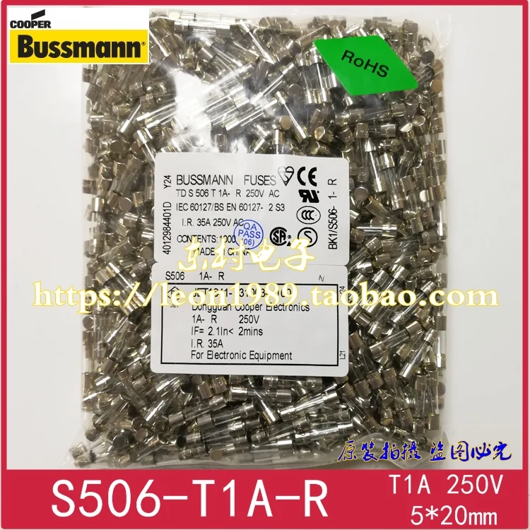유리관 퓨즈 S506 1 R T1A S506 2 R T2A 250V 5 × 20mm 10PCS 1lot|퓨즈| - AliExpress