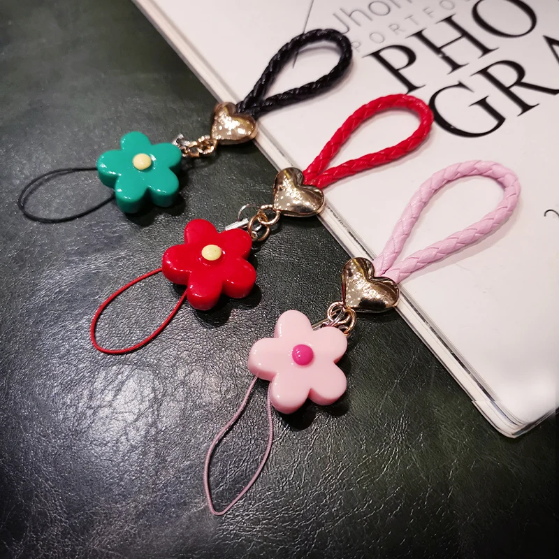 Short-Little-Flower-Phone-Lanyard-Strap-For-iphone-huawei-redmi-samsung ...