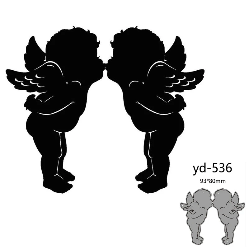 Metal Cutting Dies Angel Decoration Scrapbook Paper Craft Knife Mould ...