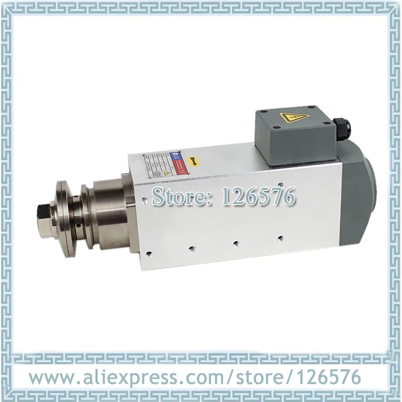 air cooled blade spindle motor 1.5kw 6000rpm square shape spindle motor ...