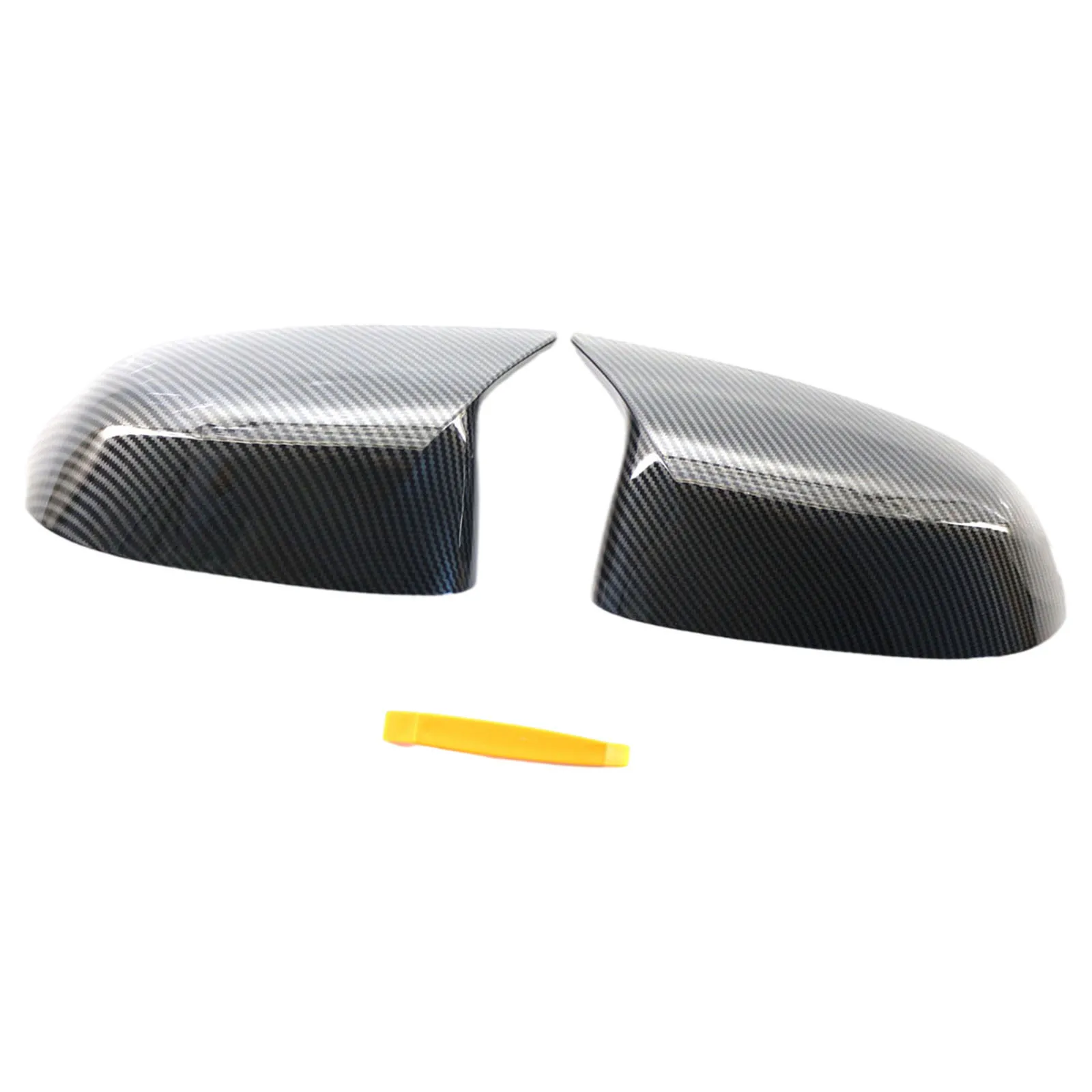 탄소 섬유 사이드 미러 커버 캡, 개조된 51162446964 51162446965, X3 G01 X5 G05 용|거울 & 커버 ...