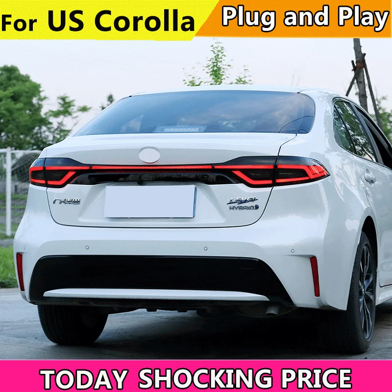 Car Styling Led Tail Light For Toyota Us Corolla 2019 2020 For Corolla ...