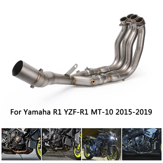 60 mm Exhaust System for Yamaha R1 YZF-R1 MT-10 2015-2019 Motorcycle ...