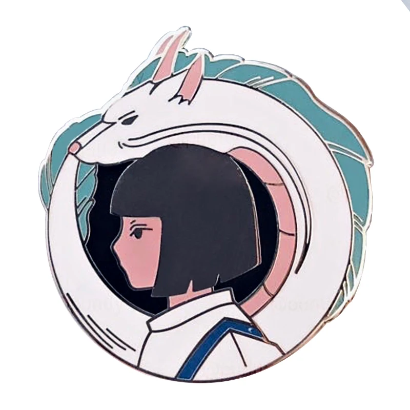 Classic Haku Enamel Pin Perfect For All Studio Ghibli Collectors ...