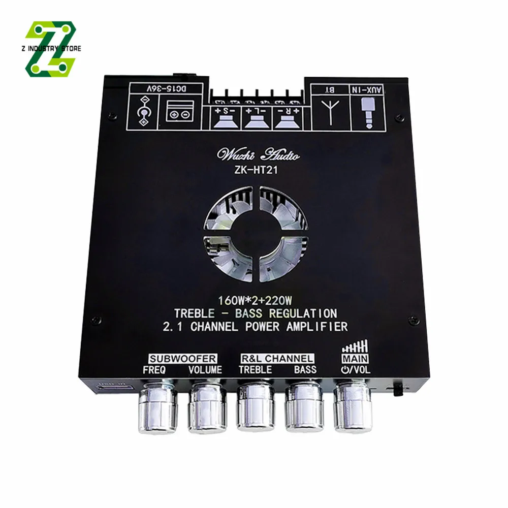 Módulo amplificador de potencia Digital ZK HT21 TDA7498E, placa amplificadora de Subwoofer ...